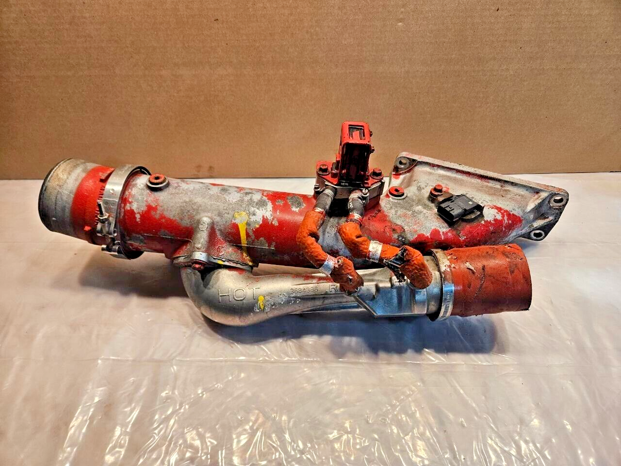 Cummins ISX15 DOHC Diesel Engine Air Intake Connection 3684429 3684386 ...