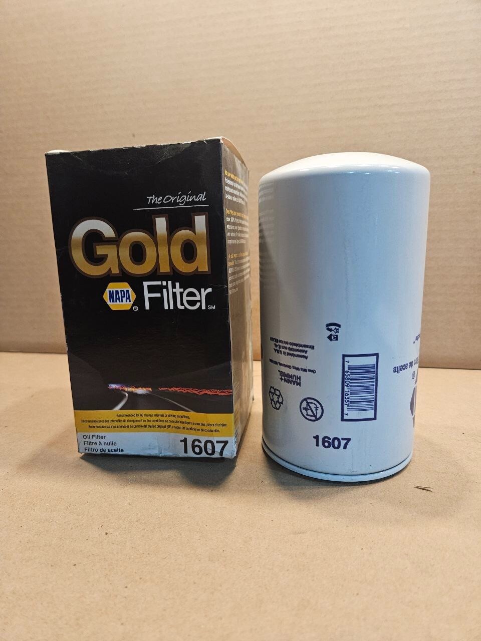 NEW NAPA GOLD SPIN ON OIL FILTER 1607 - ABC Diesel Parts