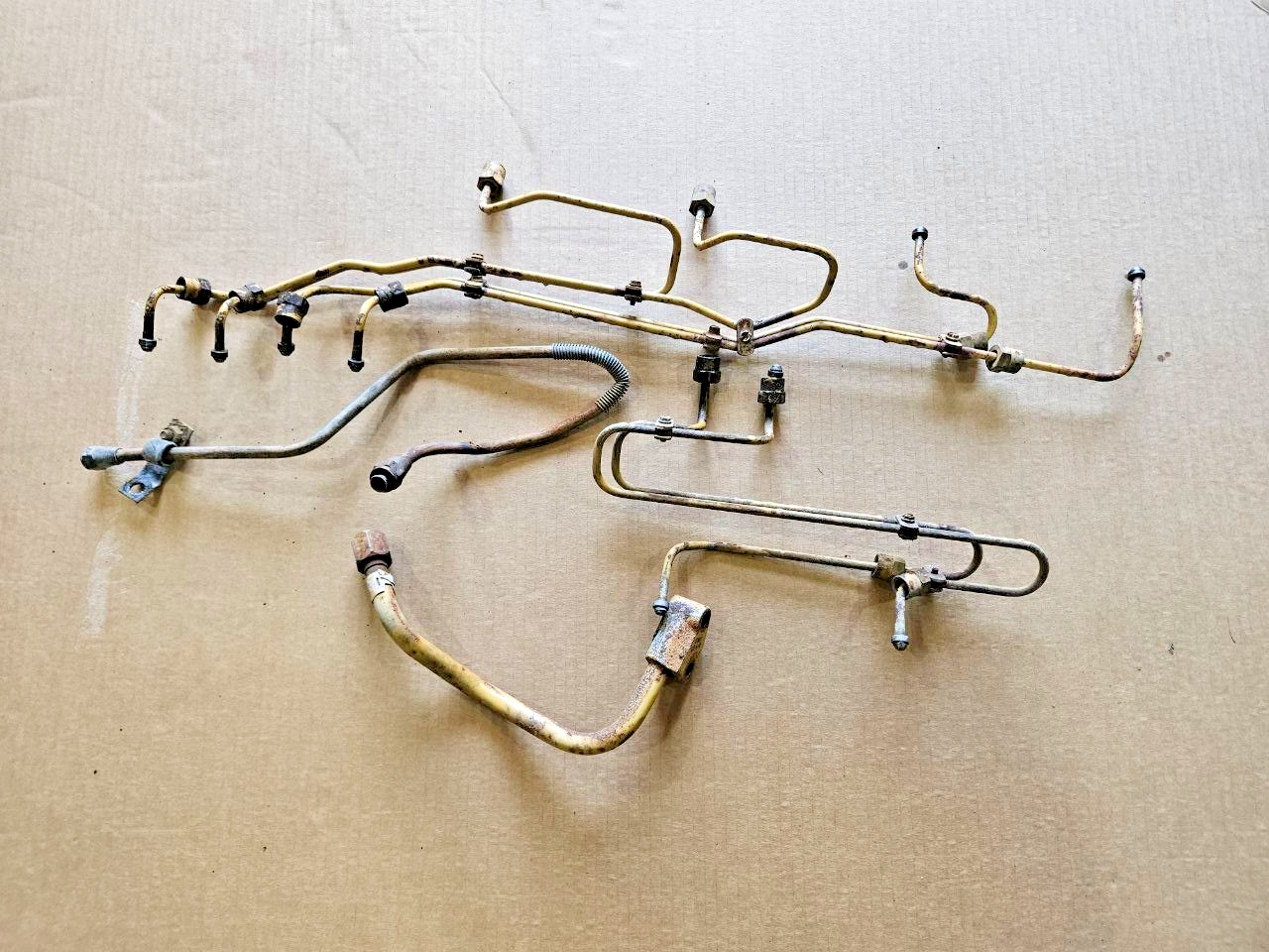 Set of CAT 3406B Fuel Lines Good Used Part OEM - ABC Diesel Parts