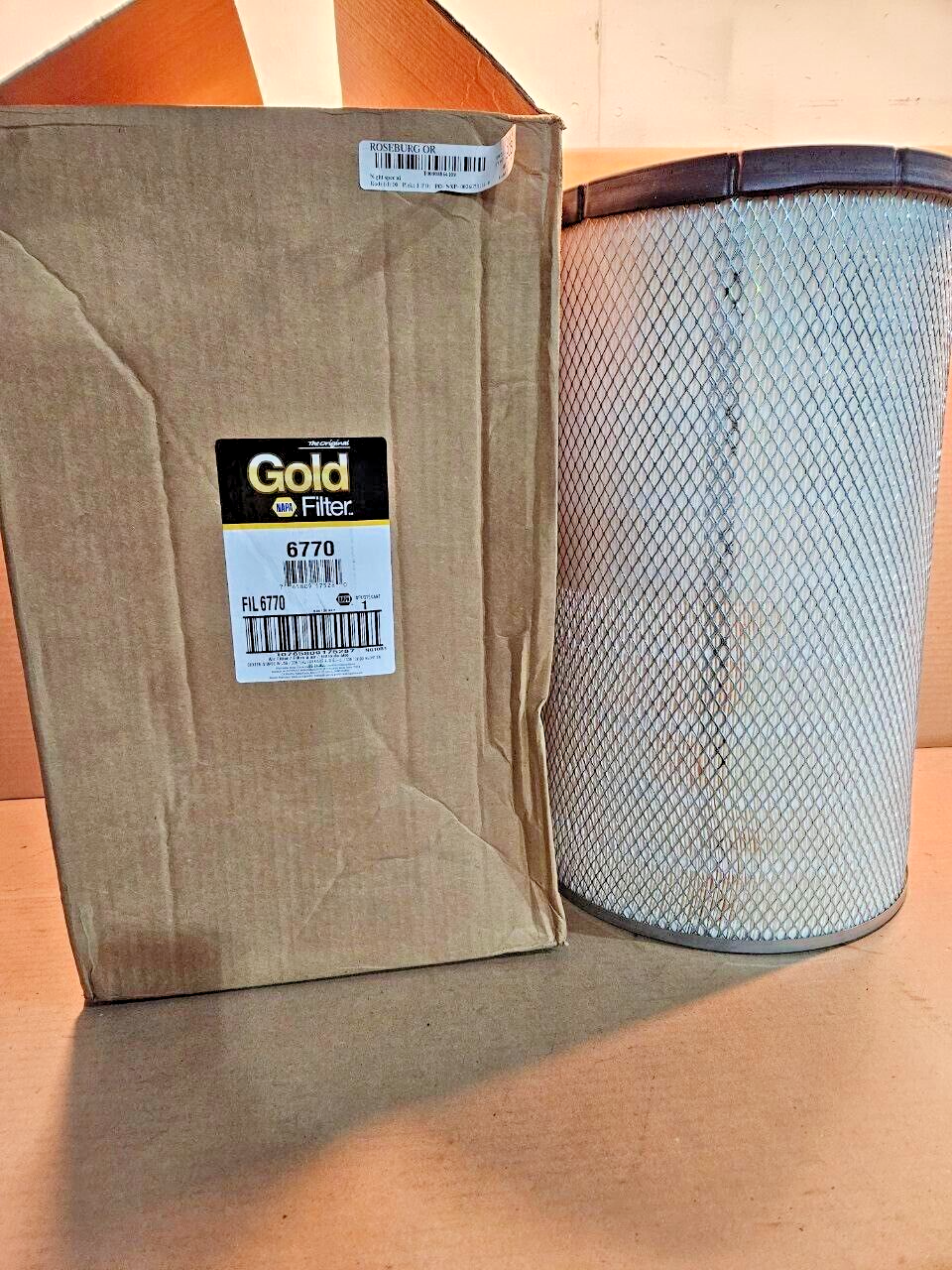 New NAPA Gold Air Filter FIL 6770 For Caterpillar Excavator 349F 2015 ...