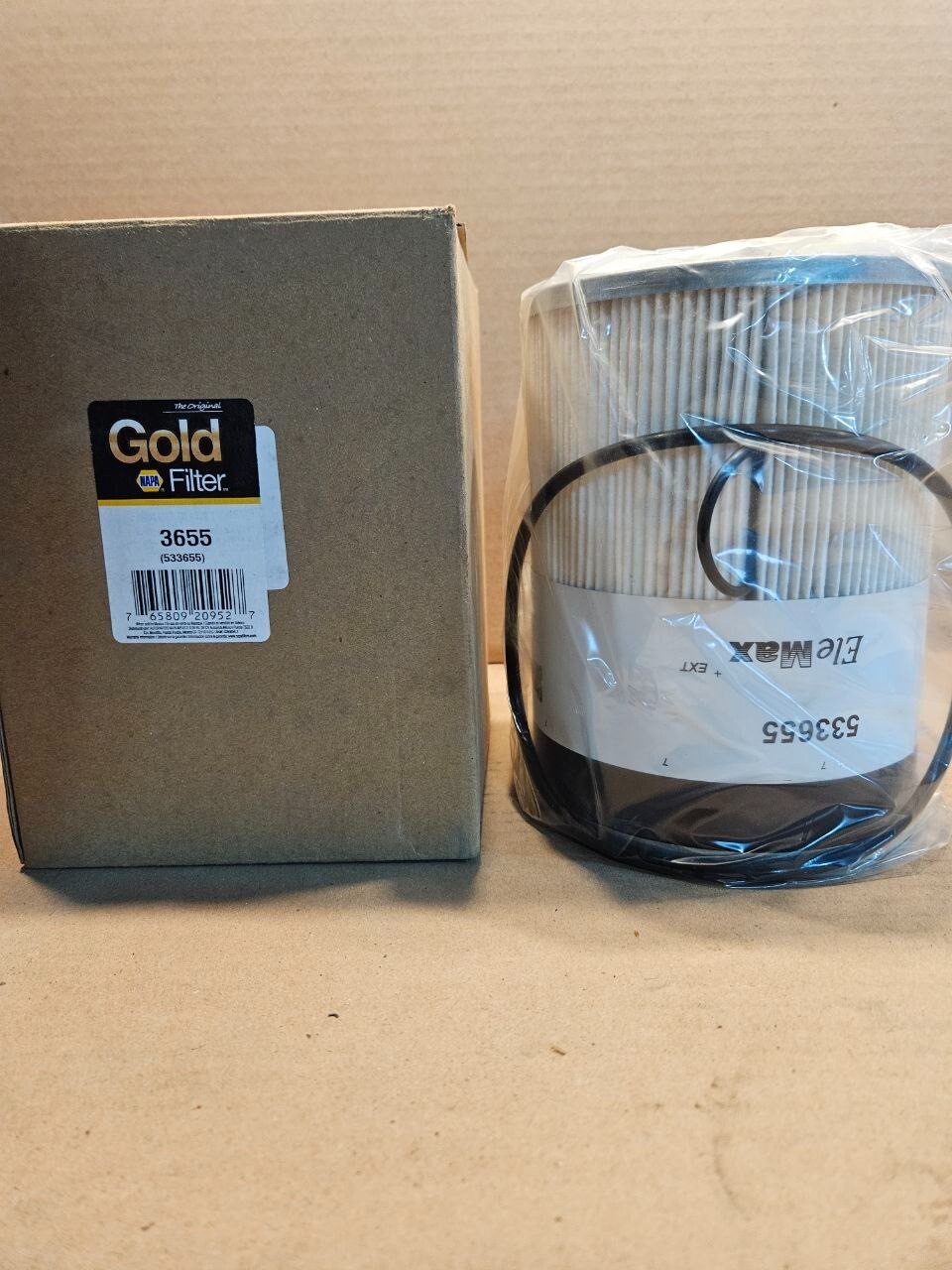 New NAPA Gold Fuel Filter 3655 - ABC Diesel Parts