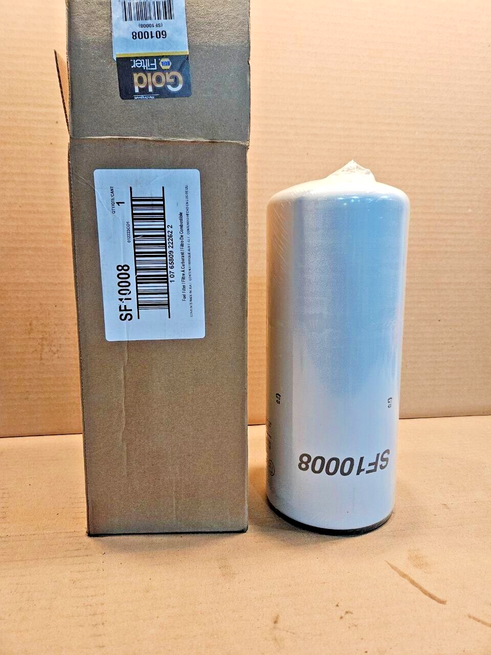 New NAPA GOLD FUEL FILTER 601008 SF10008 OEM - ABC Diesel Parts