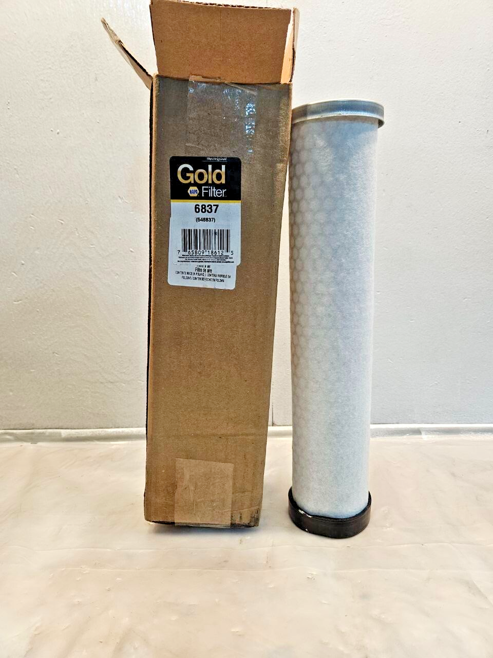 New Napa Air Filter 6837 for Caterpillar Excavator - ABC Diesel Parts