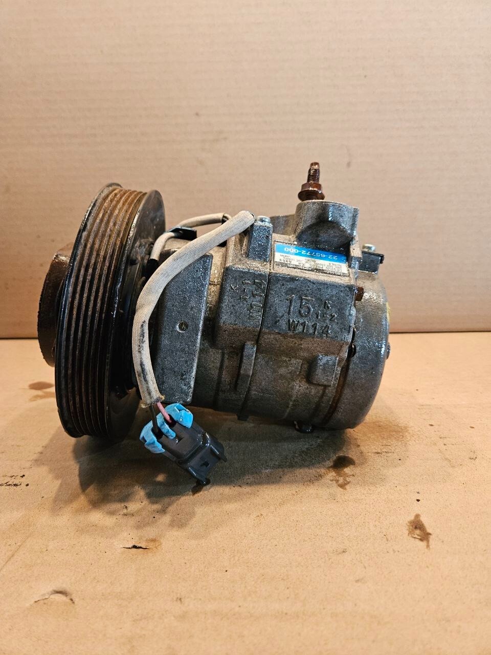 DENSO 10S15C A/C Compressor 8 Grv 12v 22-65772-000 447280-1501 ...