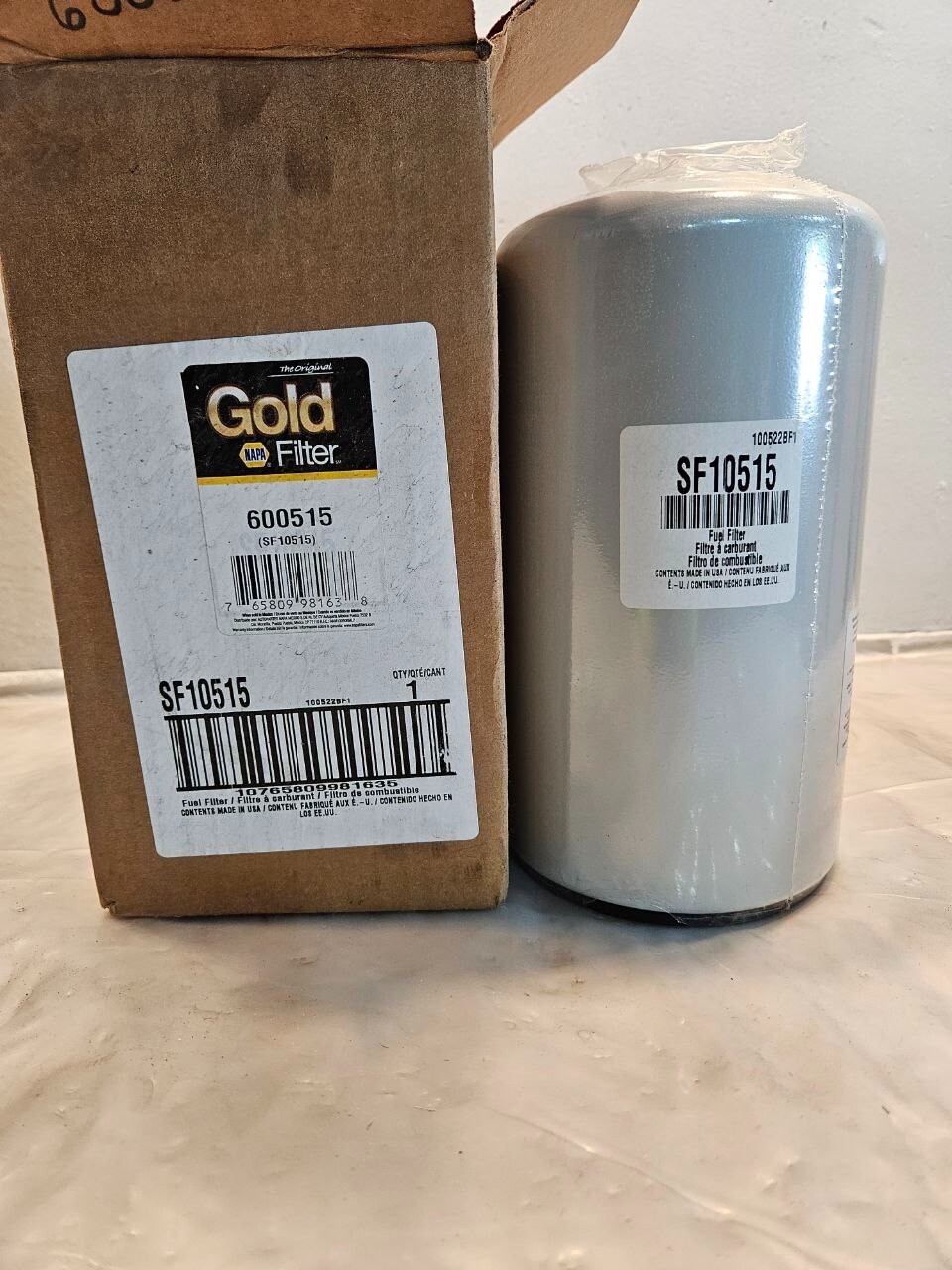 New Napa Gold Fuel Filter 600515 SF10515 - ABC Diesel Parts