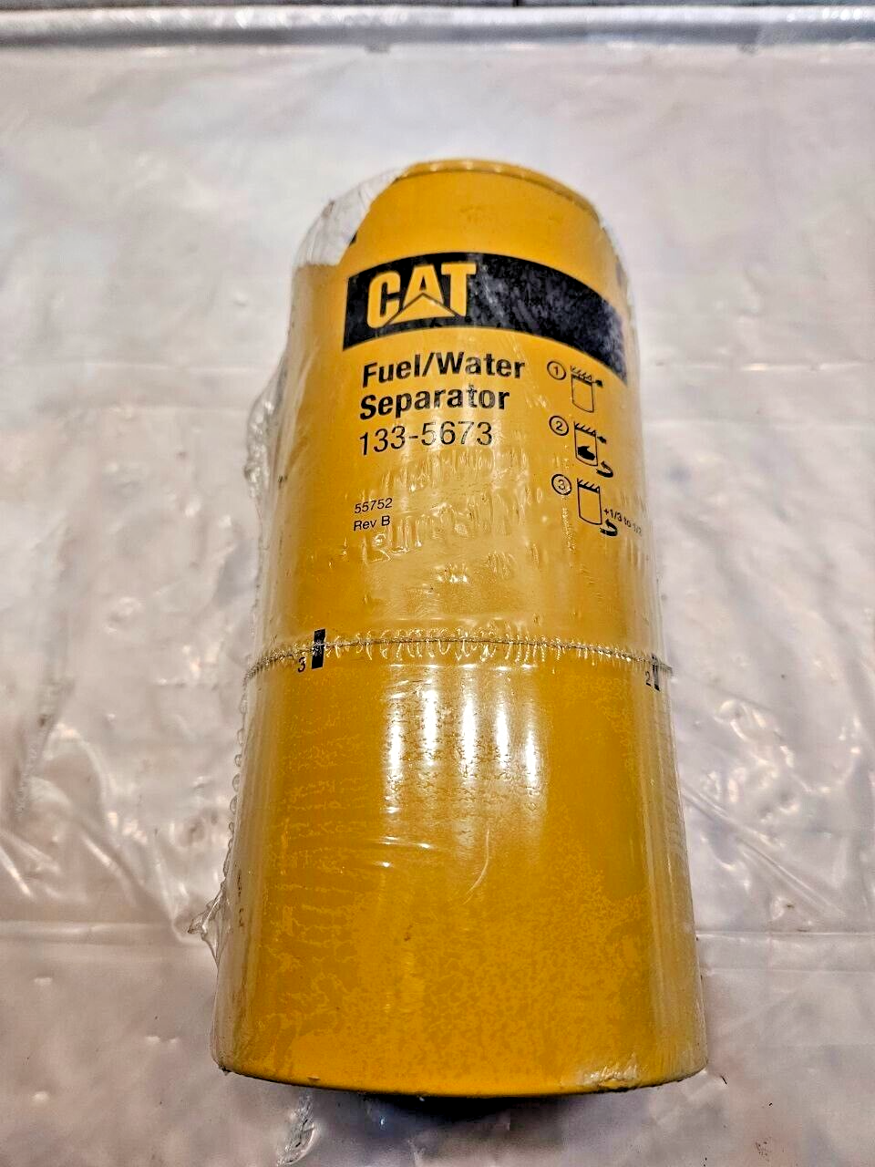 New CAT Fuel Filter Water Separator 133-5673 Caterpillar OEM - ABC ...