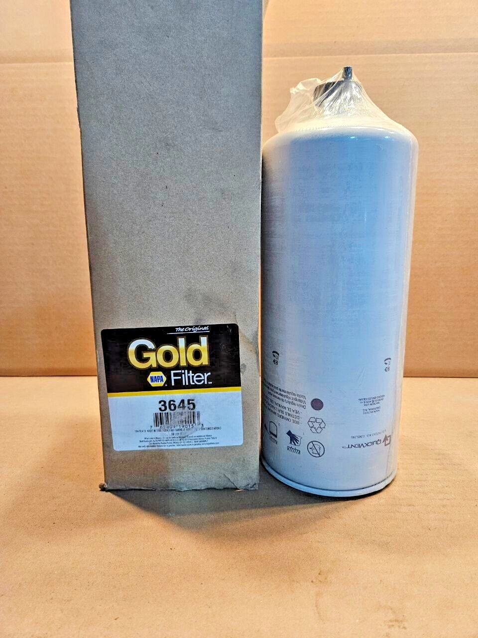 New NAPA Gold 3645 Spin on Fuel Filter 33645 - ABC Diesel Parts