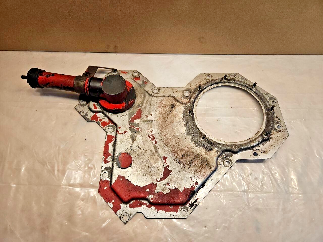 2009 Cummins ISX 400ST Diesel Engine Lower Timing Cover 4973081 OEM ...