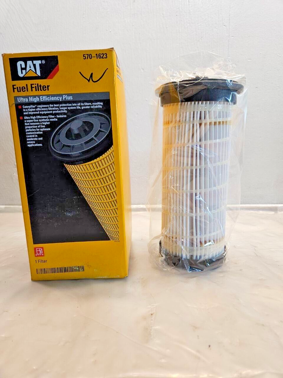NEW CAT CATERPILLAR 570-1623 ULTRA HIGH EFFICIENCY PLUS FUEL FILTER OEM ...