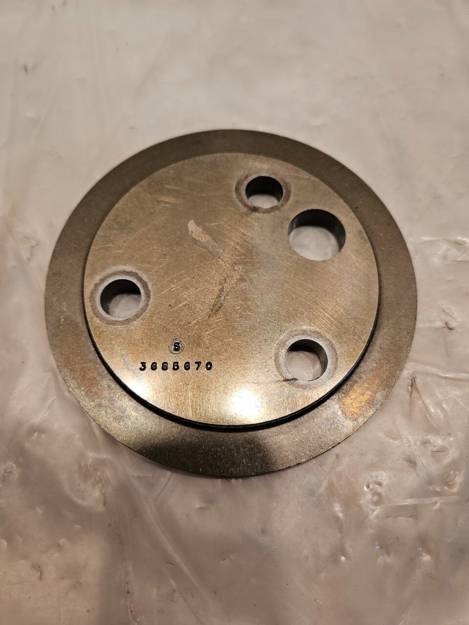 Cummins ISX15 Diesel Timing Idler Gear Retainer plate 3686778 OEM - ABC ...