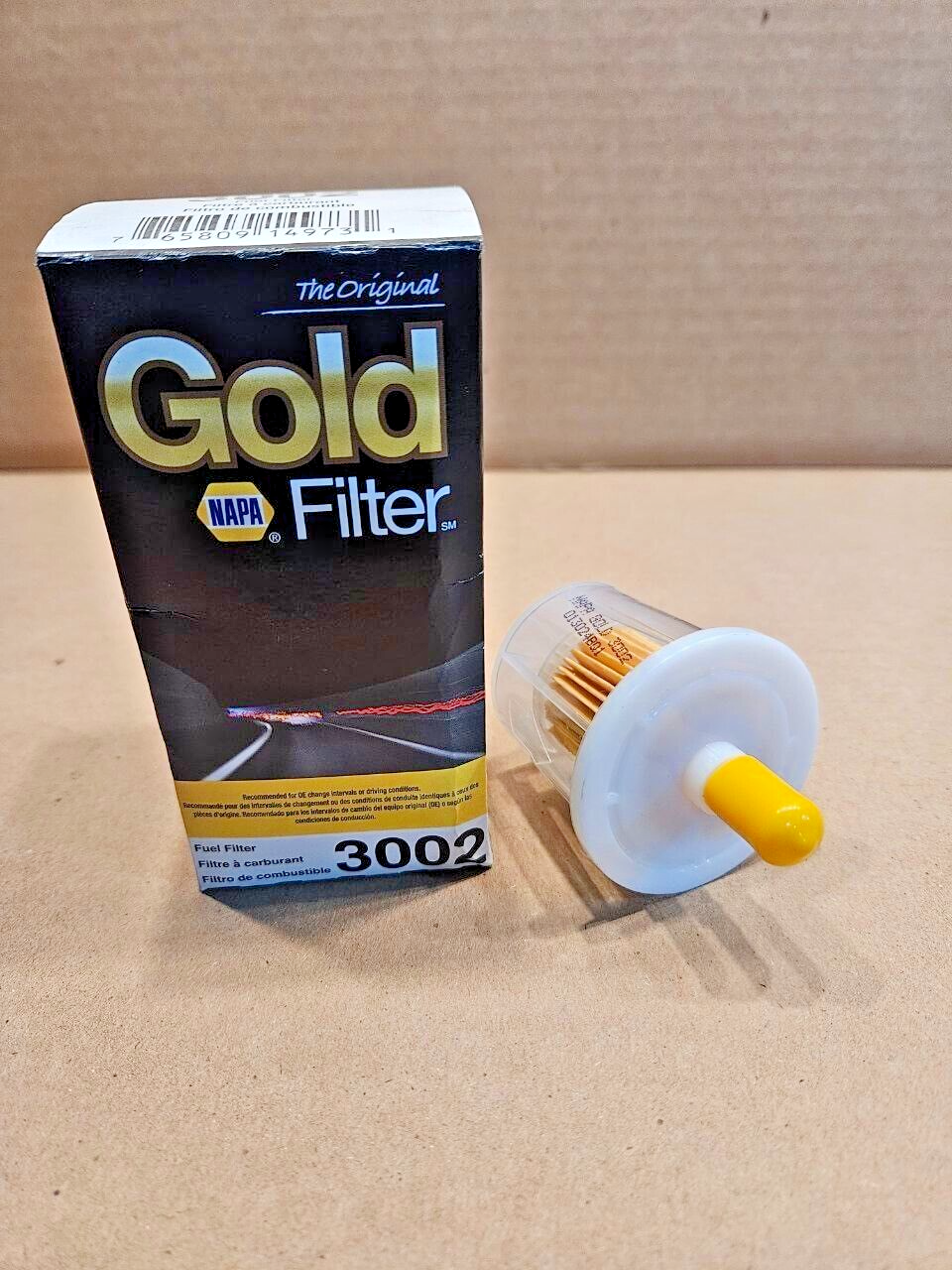 New NAPA Gold 3002 Inline Fuel Filter 5/16" - ABC Diesel Parts