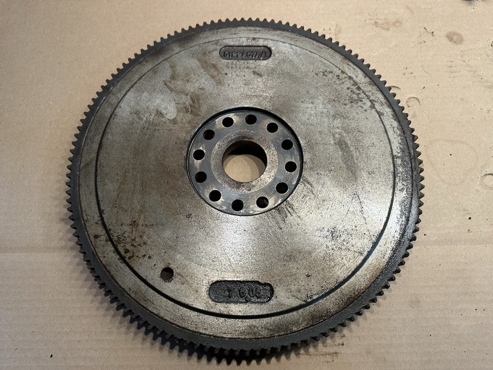 Perkins Caterpillar 3054 CAT Diesel Engine Flywheel 3122132A-2 OEM ...