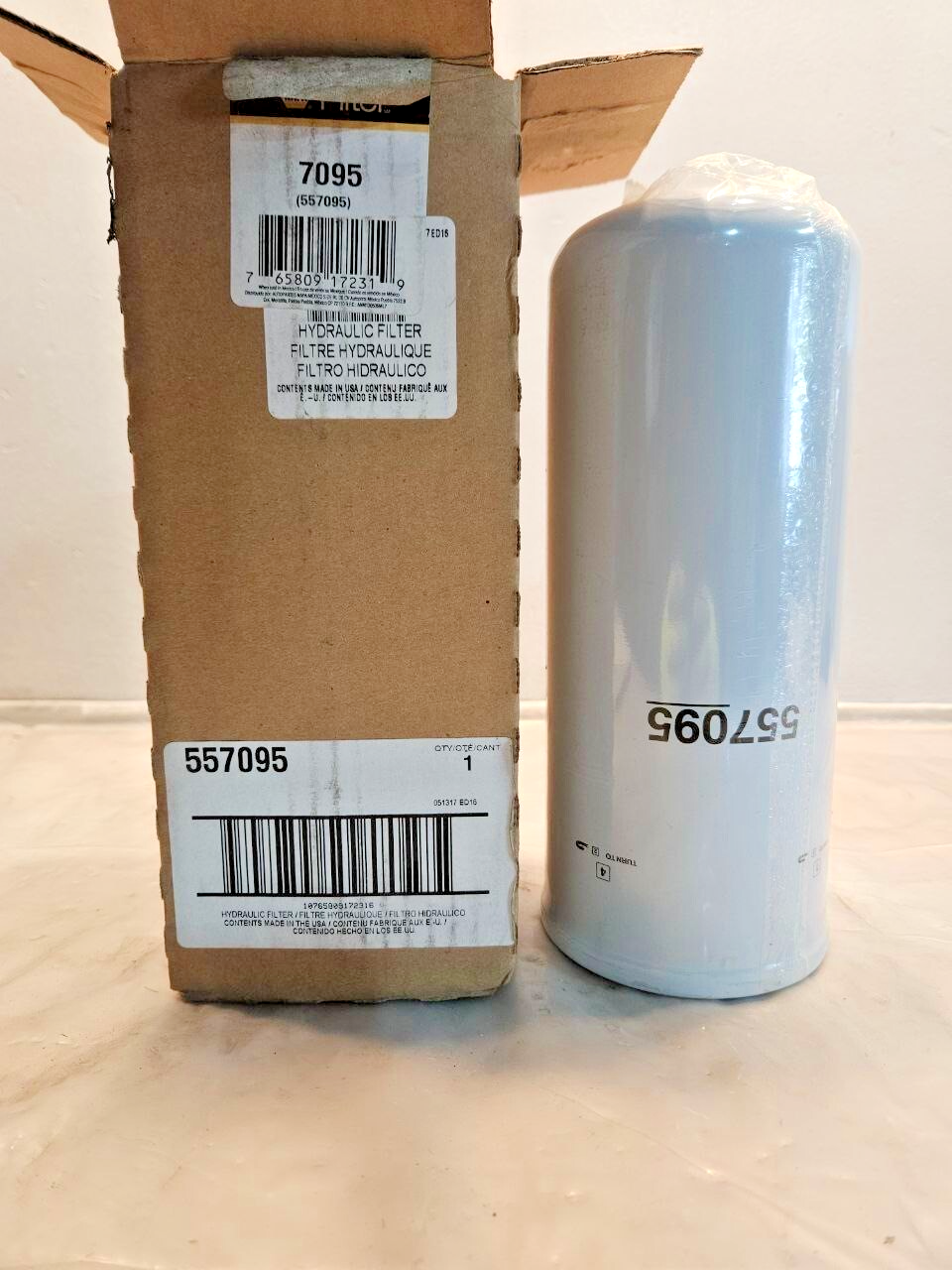 New NAPA Gold 7095 Spin On Hydraulic Filter (Wix 57095) - ABC Diesel Parts
