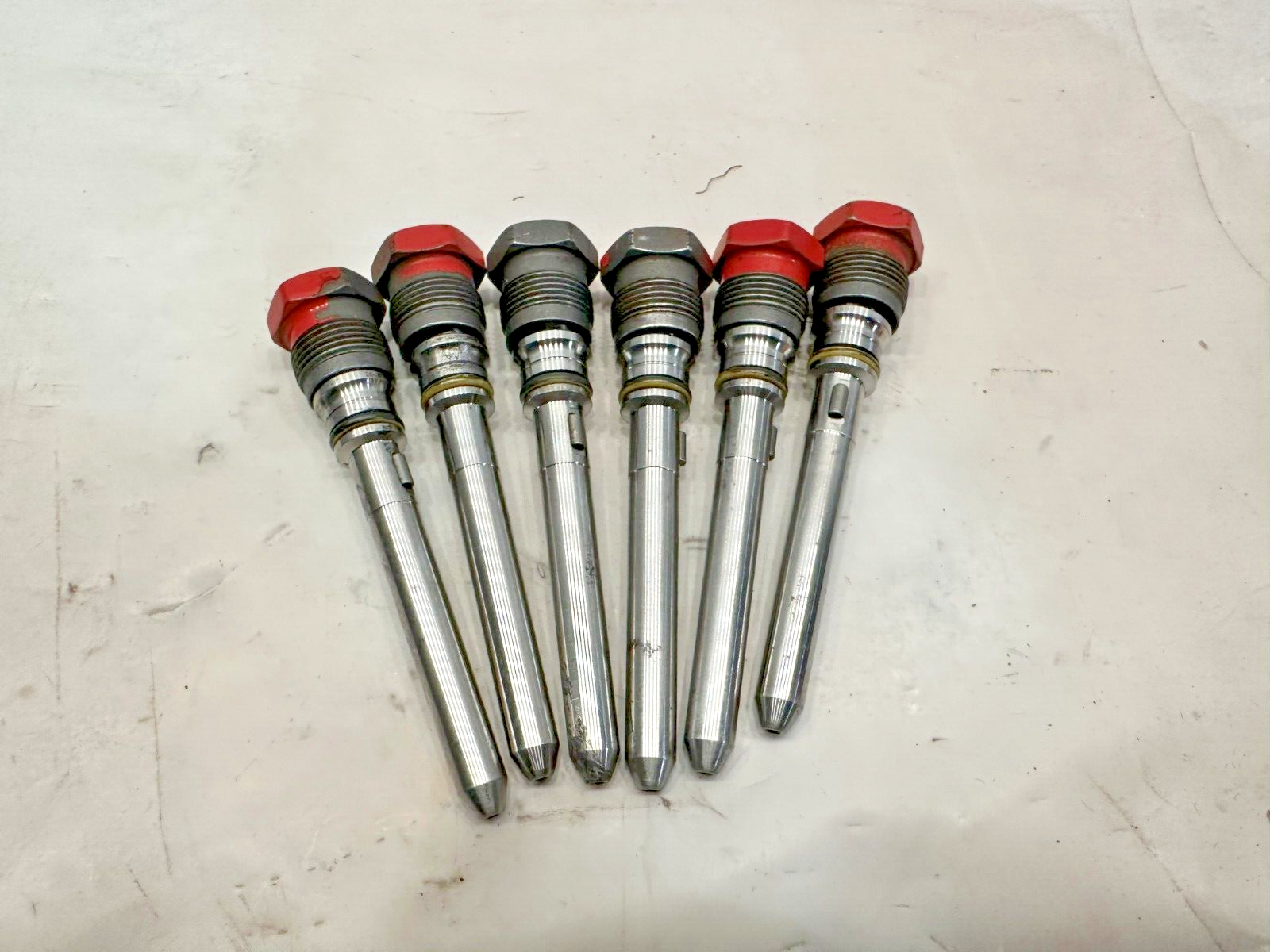 Set of 6 CUMMINS ISB 6.7L Diesel INJECTORS FUEL CONNECTORS 4983514 OEM ...