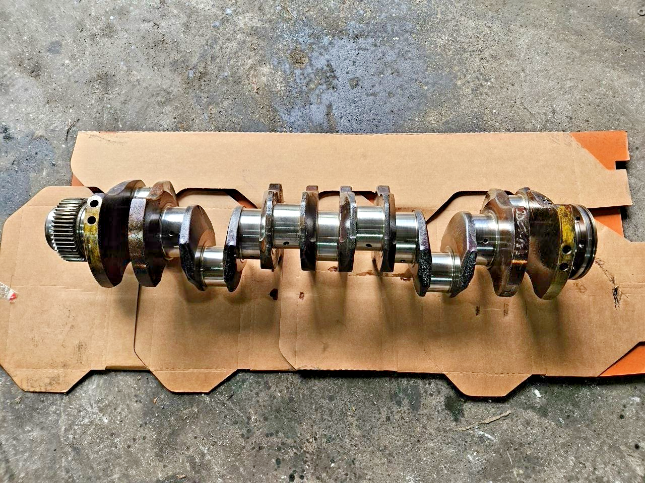 Caterpillar CAT C12 and CAT 3196 Diesel Engine Crankshaft 116-1072 OEM ...