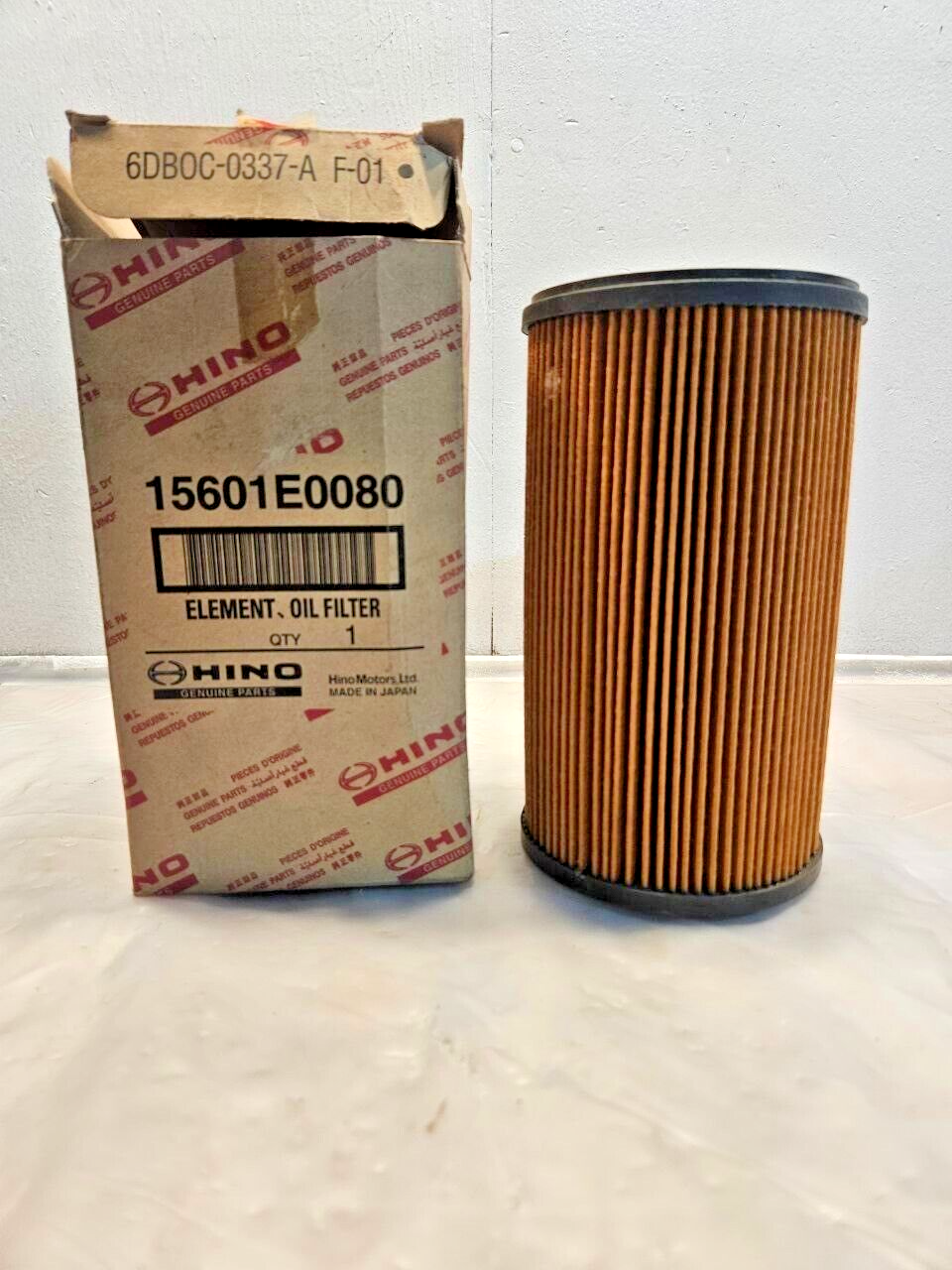 New Kobelco/Hino Oil Filter Element 15601E0080 - ABC Diesel Parts