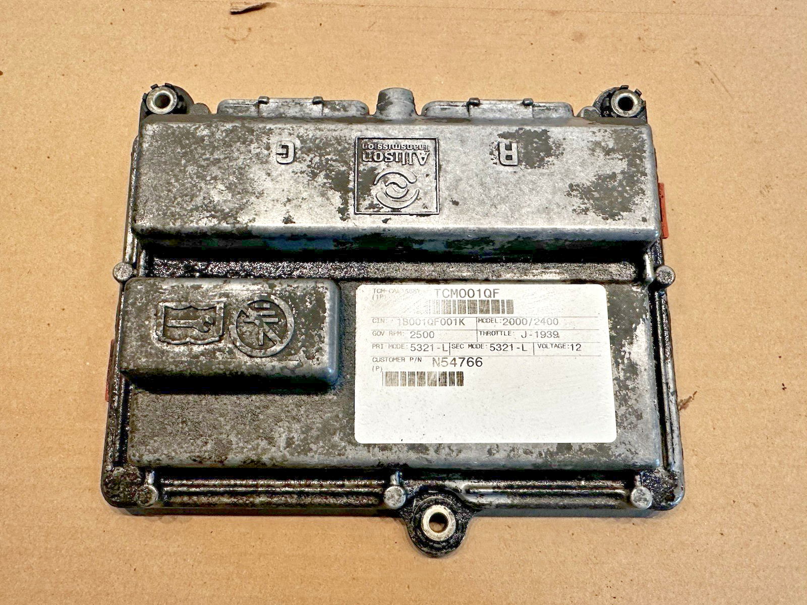 2004 FREIGHTLINER M2 ALLISON 2000 TRANSMISSION CONTROL MODULE (TCM ...