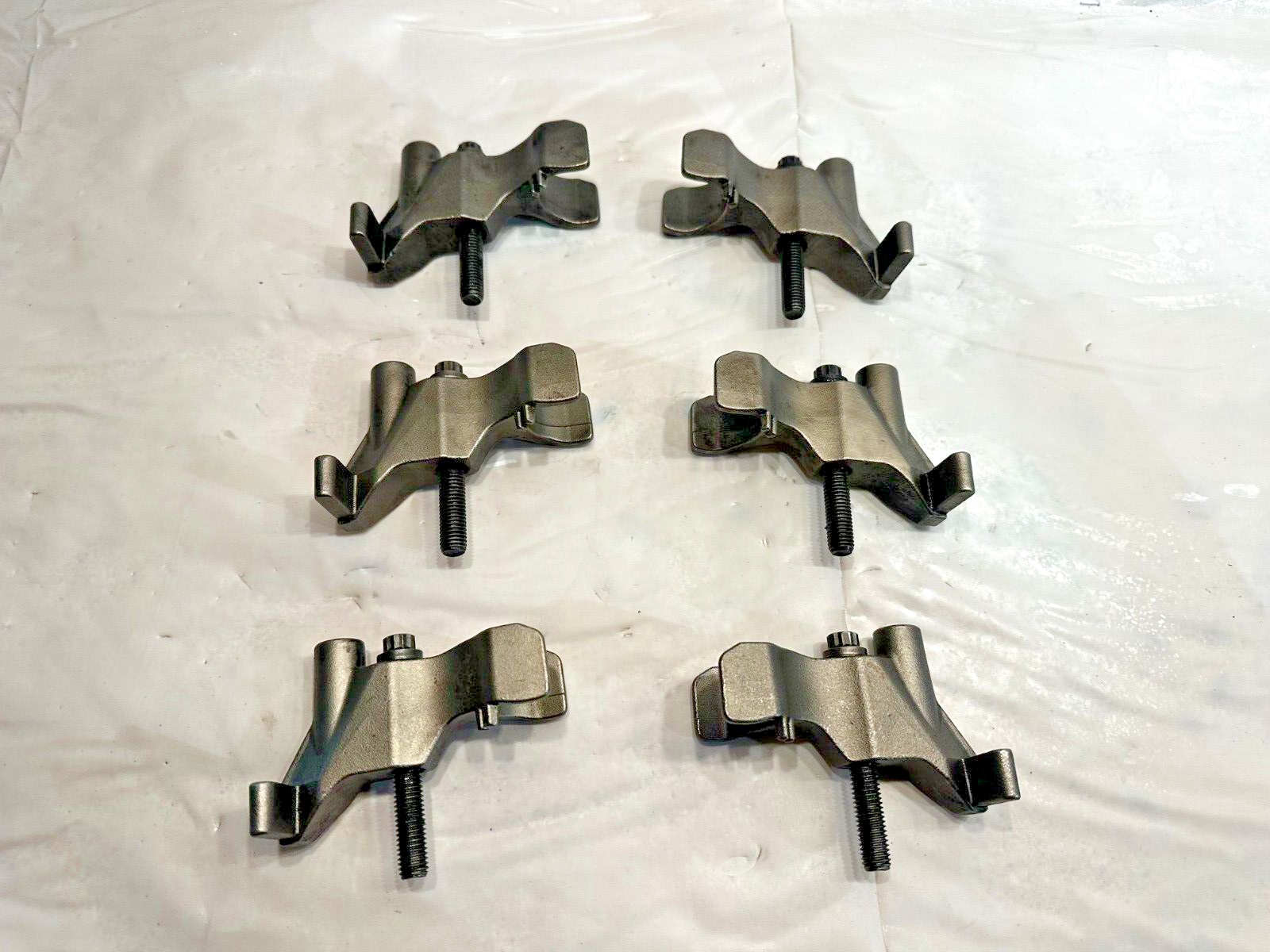 Set of 6 Cummins ISX15 Engine Fuel Injector Hold Down Clamps 3685567 ...