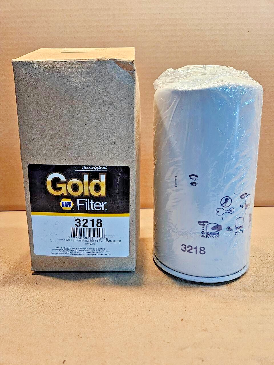 New NAPA Gold 3218 spin on Fuel Filter - ABC Diesel Parts
