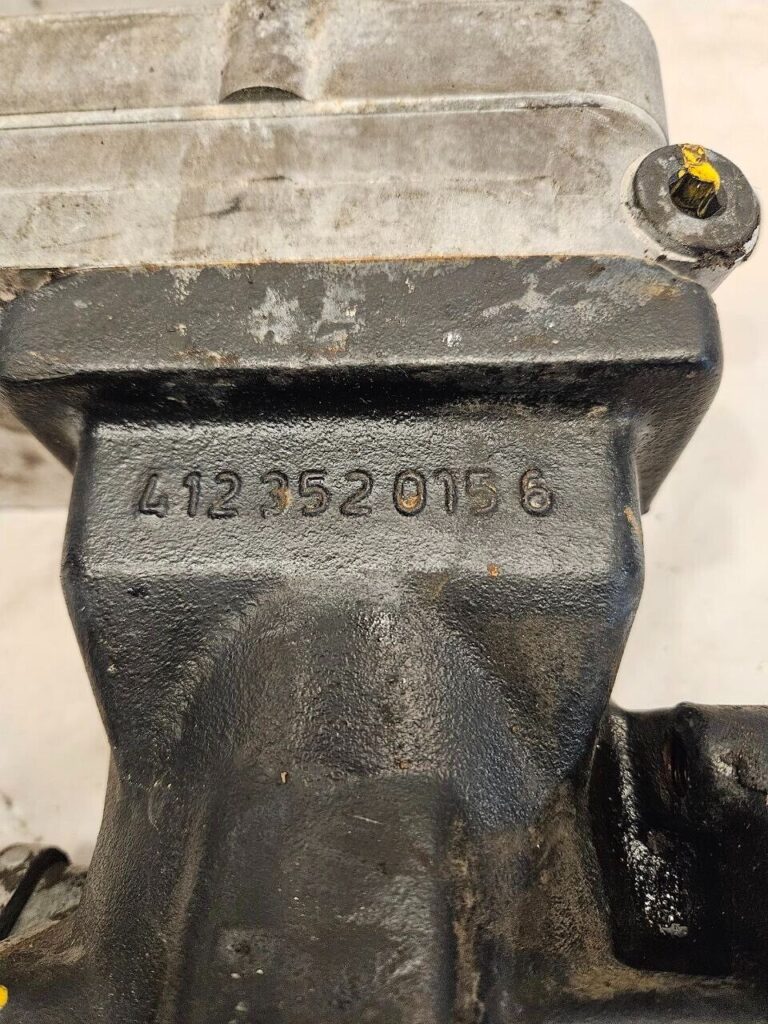 MERCEDES OM460 Diesel Engine Air Brake Compressor 4123520156 w ZF Power ...