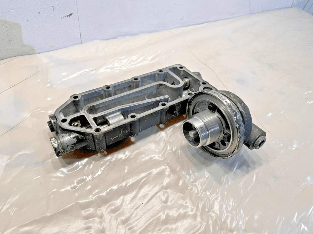 Cummins ISC 8.3L Lube Oil Filter Cooler Adapter Head Housing 3974324 ...