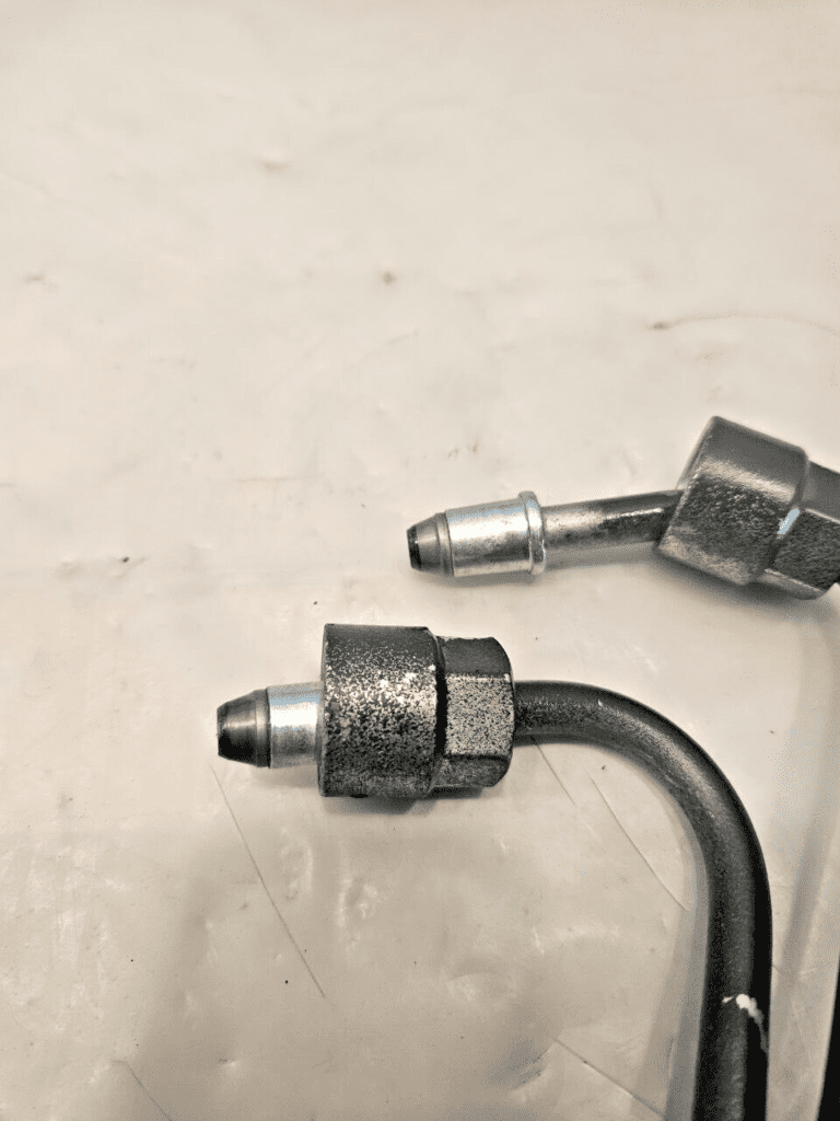 Set of 2 Paccar Mx13 Diesel Engine Fuel Pump to Fuel rail Lines OEM ...