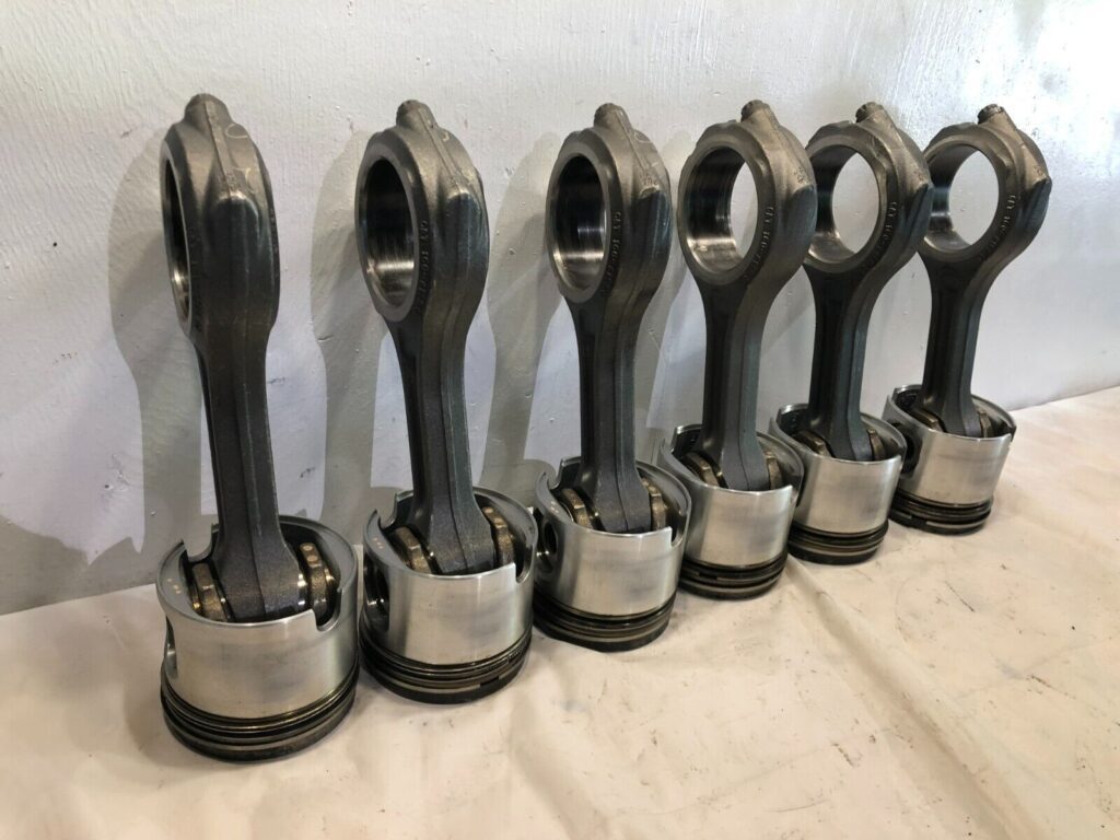 Set of 6 Caterpillar CAT C9 Diesel Engine Connecting Rod 160-8199 Dozer ...