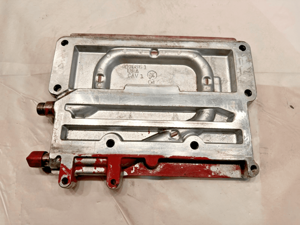 CUMMINS ISX DOHC Diesel Engine ECM Cooling Plate 4076861 OEM - ABC ...