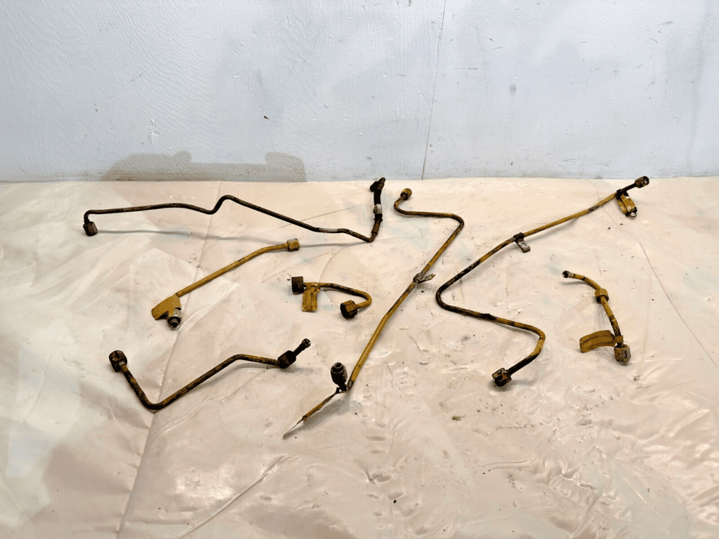 Set of 7 CATERPILLAR CAT C7 Diesel Engine Fuel Lines 3102519 OEM 300 ...