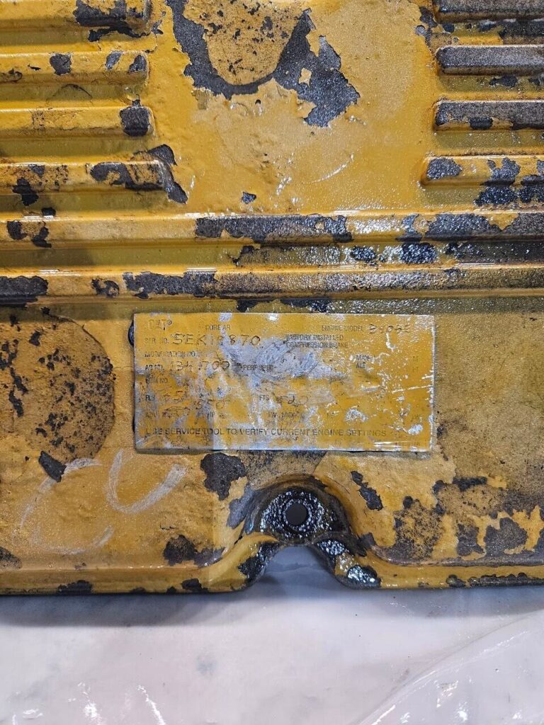 Set of 3 CAT 3406e Caterpillar 14.6l diesel engine valve covers 102 ...