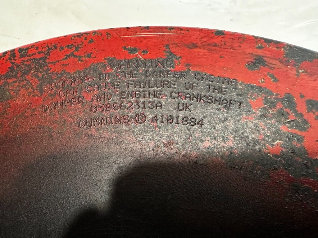 Cummins ISX 15 Diesel Engine Harmonic Balancer Vibration Dampener ...