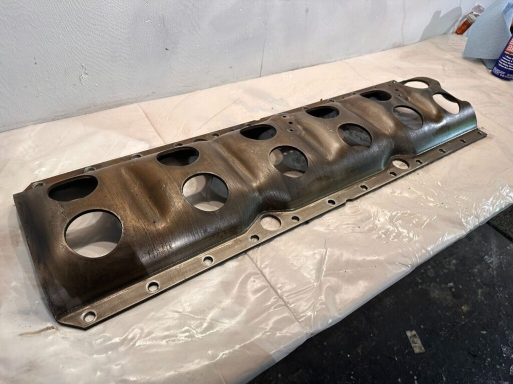 D13 VOLVO MP8 MACK DIESEL ENGINE BLOCK STIFFENER PLATE 20499612 OEM ...