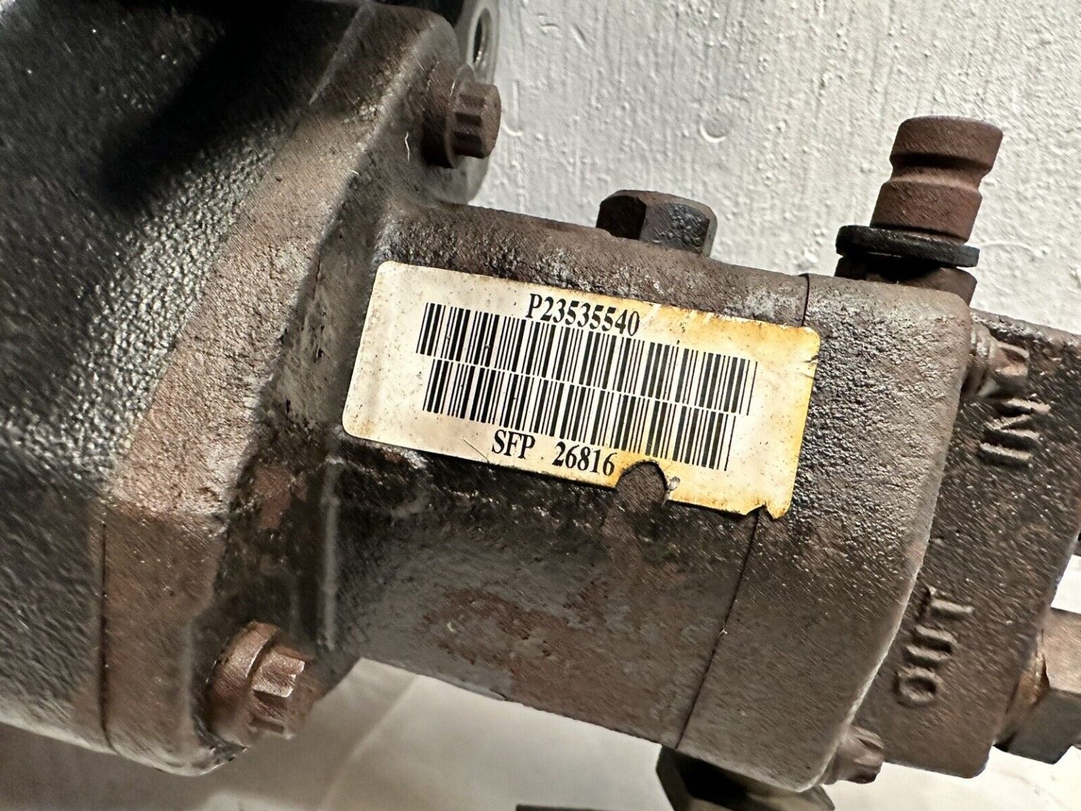 Detroit Series 60 14.0L Bendix Brake Air Compressor T-5010119 W/ Fuel ...