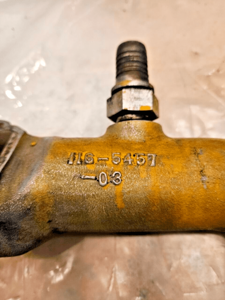 Caterpillar CAT C12 Diesel Engine Water Elbow 116-5457 OEM - ABC Diesel ...