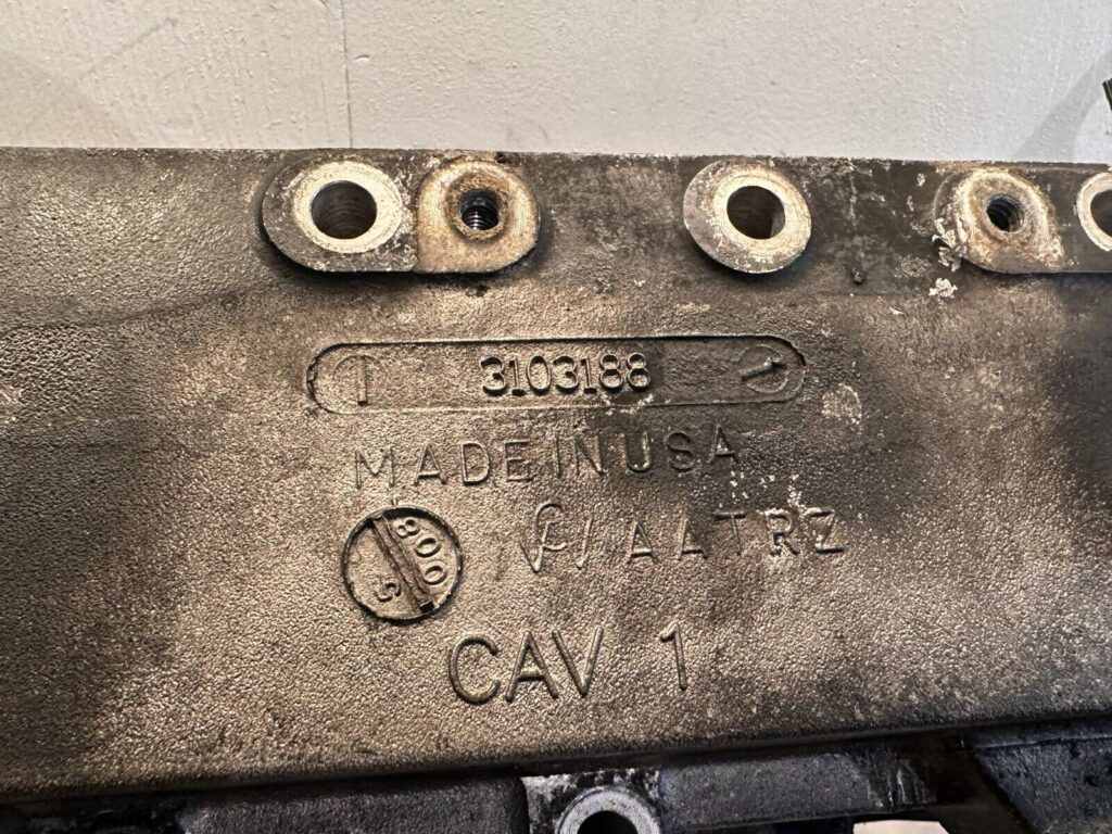 Cummins ISM11 M11 Engine Intake Manifold 3103188 with Rocker Housing ...