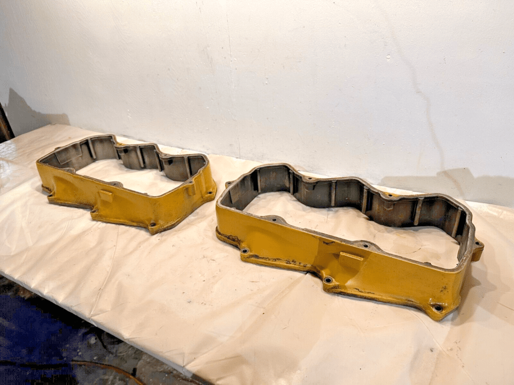 Set of 2 CAT 3406B Caterpillar Diesel Engine Rocker Housing 7C0061 OEM ...