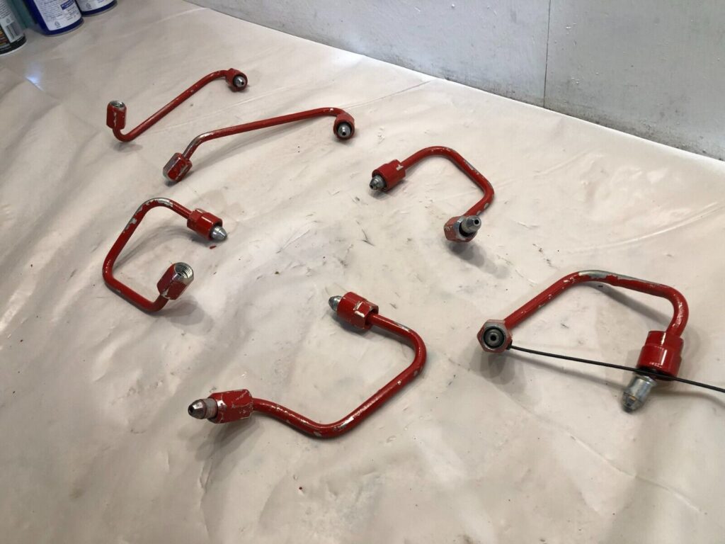2020 Set of 6 Cummins ISB 6.7 Diesel Engine Injector Fuel Supply Lines ...