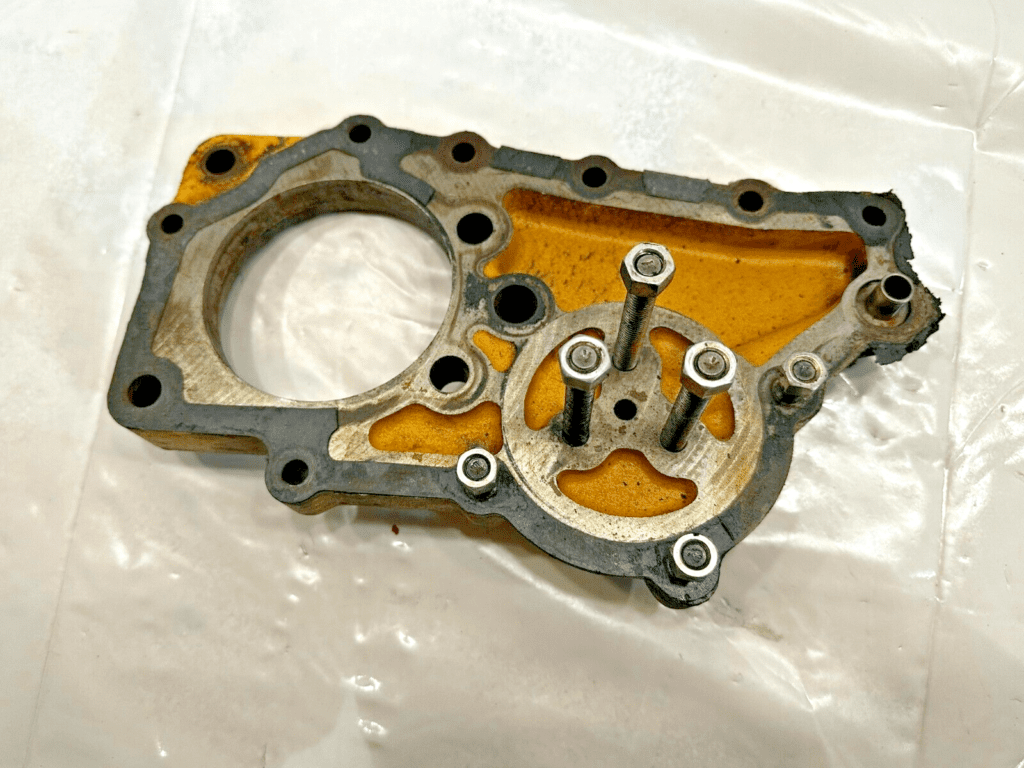 CAT 3406B Caterpillar Diesel Engine Rear Timing Cover 4W9082 OEM - ABC ...