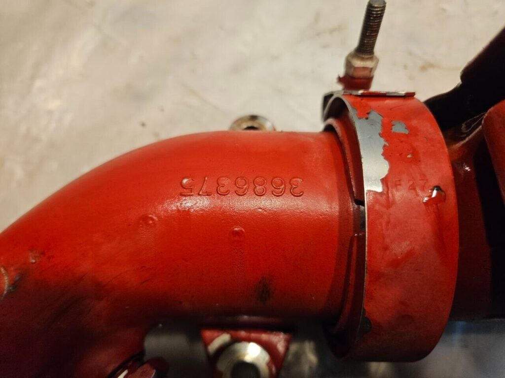 2011 - 2017 Cummins ISX15 Diesel Engine EGR Valve Assembly 3685948 OEM ...