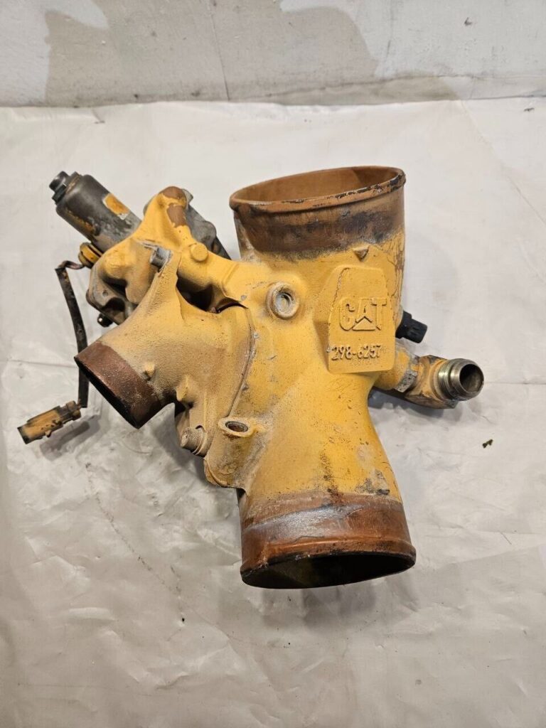 CATERPILLAR C15 GAS INDUCTION VALVE TURBO ELBOW + ACTUATOR 2986257 OEM ...