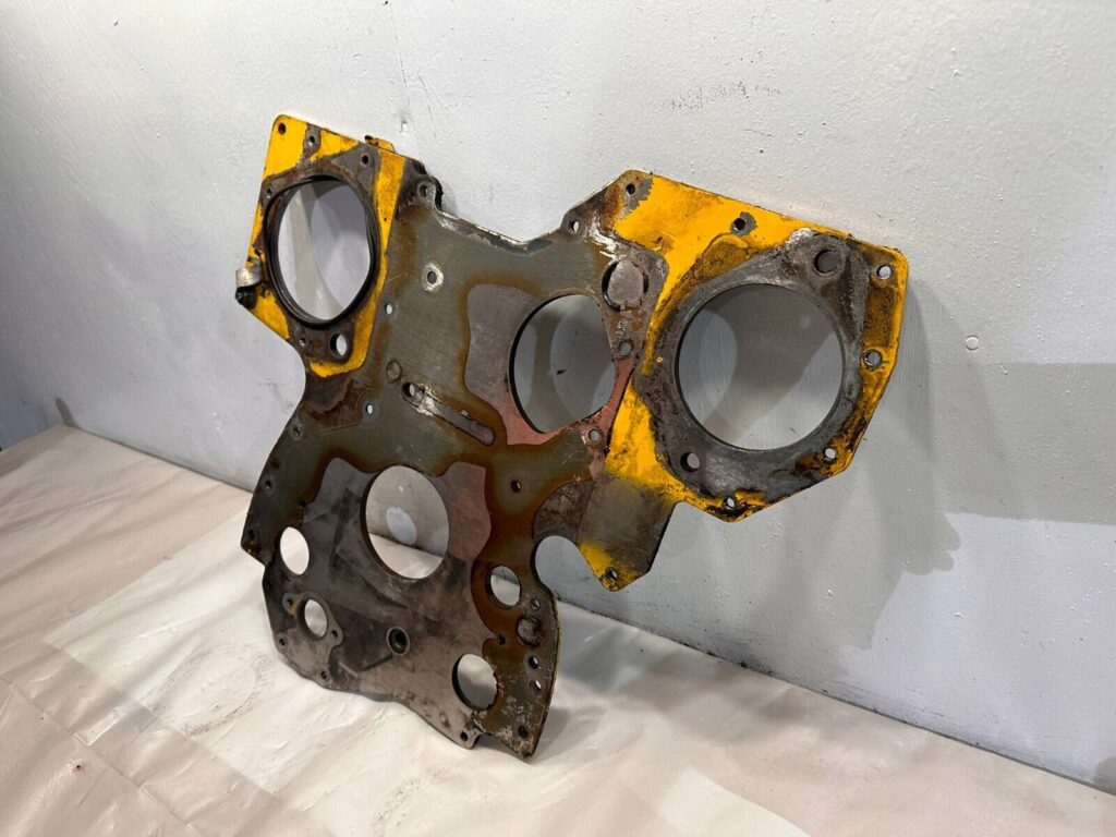 JOHN DEERE 6068 HF285 DIESEL ENGINE TIMING COVER PLATE R504282 OEM ...