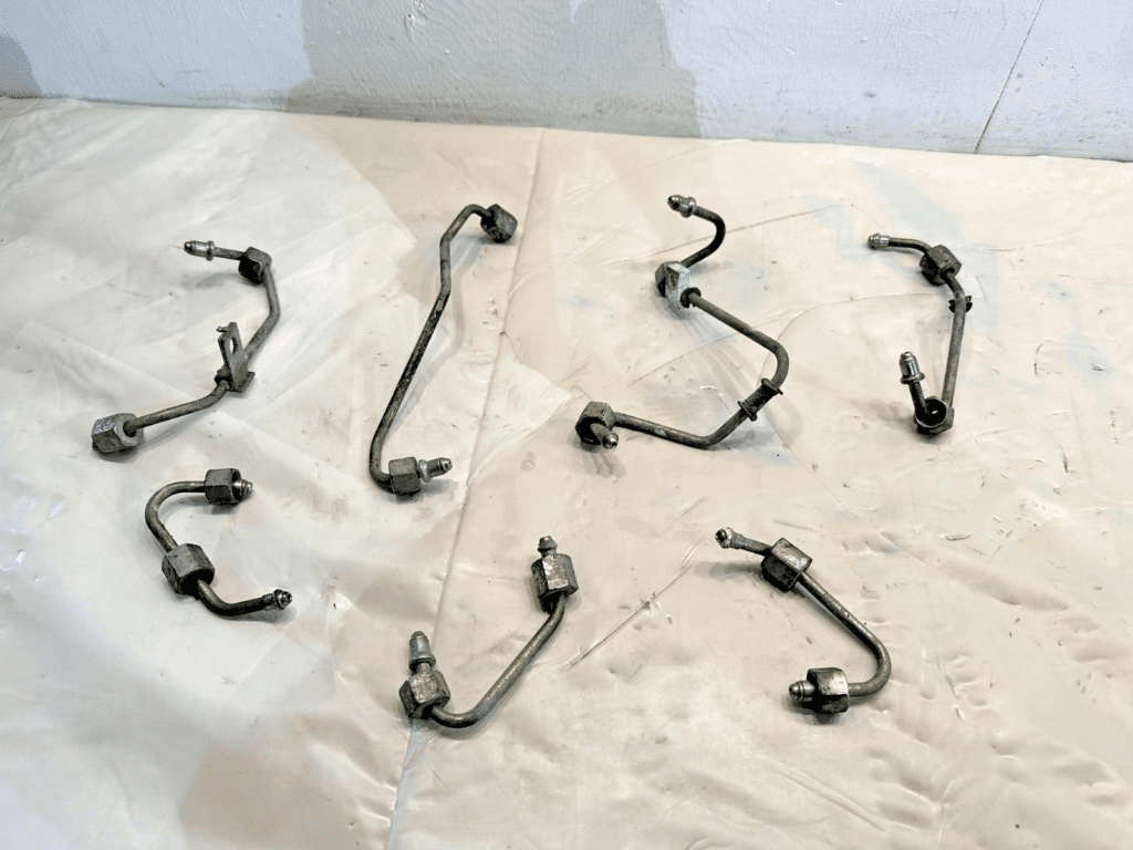 SET OF 7 Detroit DIESEL Engine HIGH PRESSURE FUEL RAIL LINES OEM - ABC ...