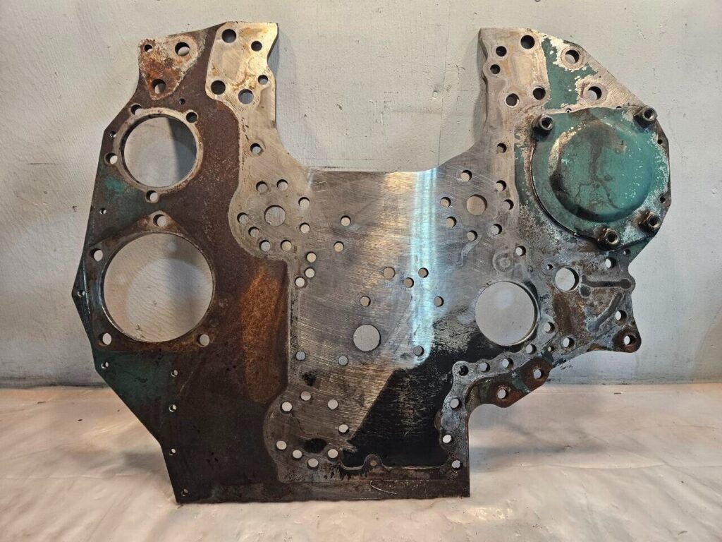 2005 Volvo D12 Diesel Engine Front Timing Cover stiffener plate 8170561 ...