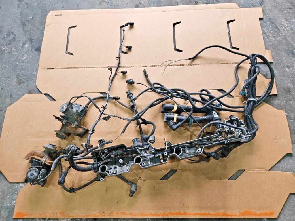 FOR PARTS VOLVO D12 ENGINE ENGINE MAIN WIRING HARNESS + INJECTOR ...