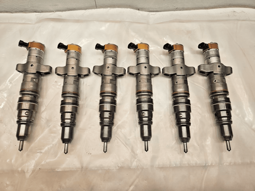 Set of 6 CATERPILLAR CAT C9 Diesel Engine INJECTORS 10R7222 OEM 2359650 ...